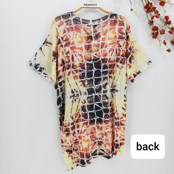 Inoah | Tops | New Inoah Wearable Art Asymmetrical Knit Tunic | Poshmark